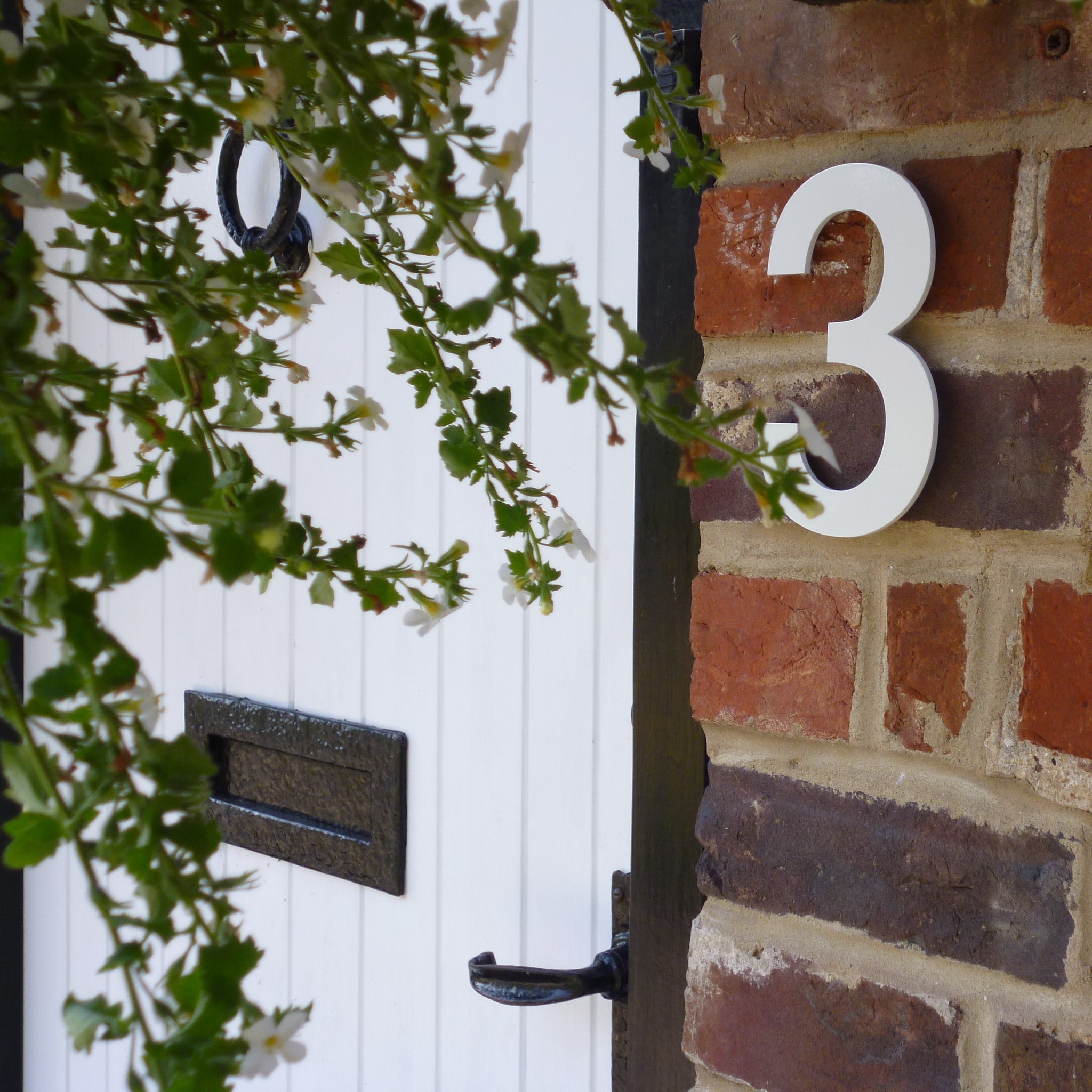White House Numbers - Helvetica Numbers - Powder Coated Steel ...