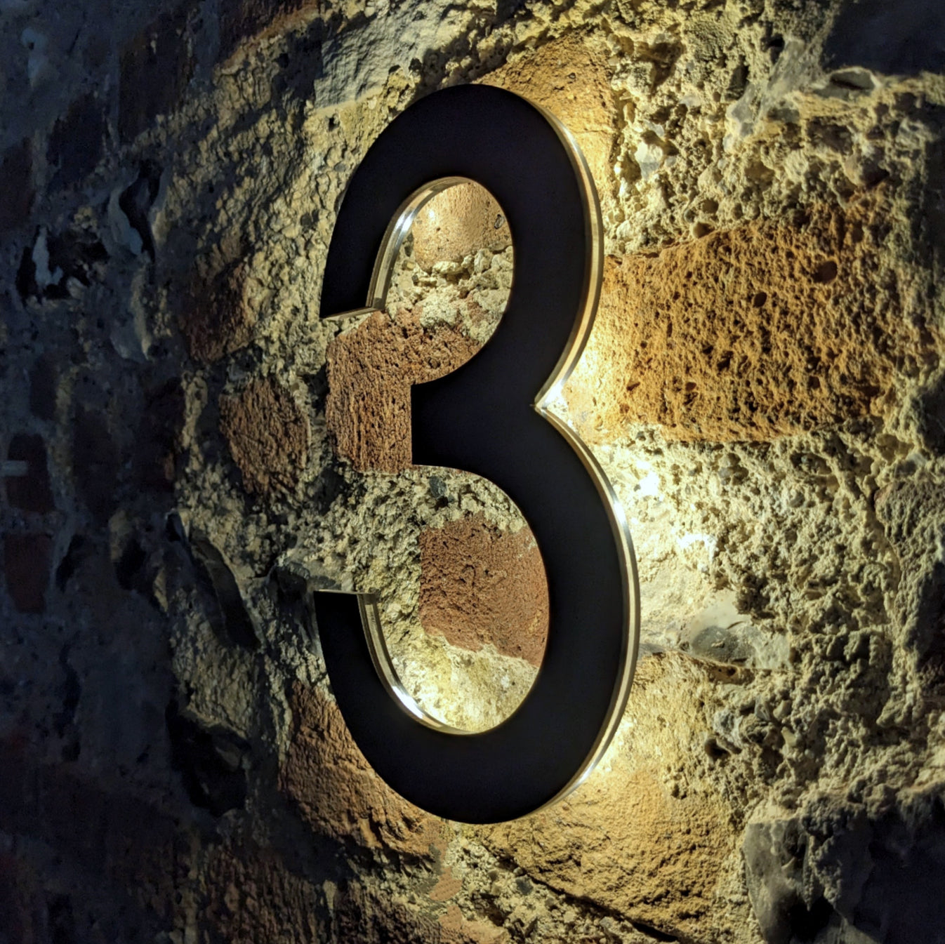 Century Gothic LED House Numbers – Housenumbers Limited