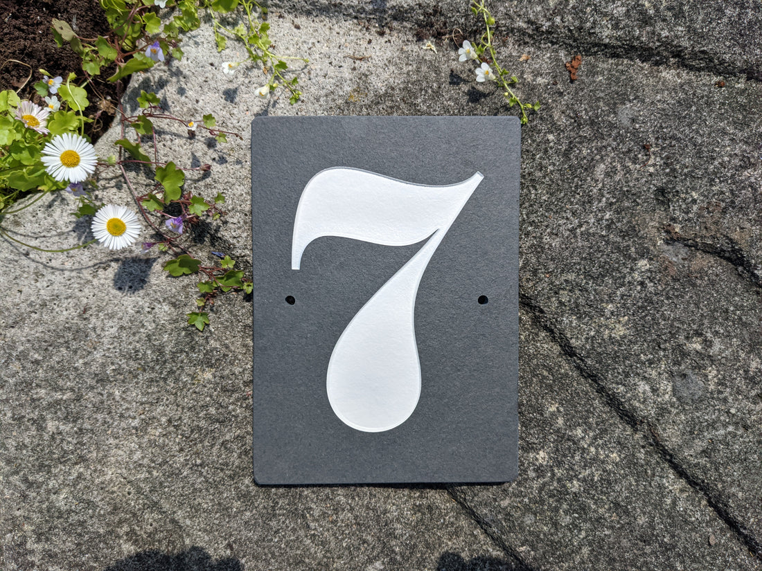 Slate House Numbers - Custom – Housenumbers Limited