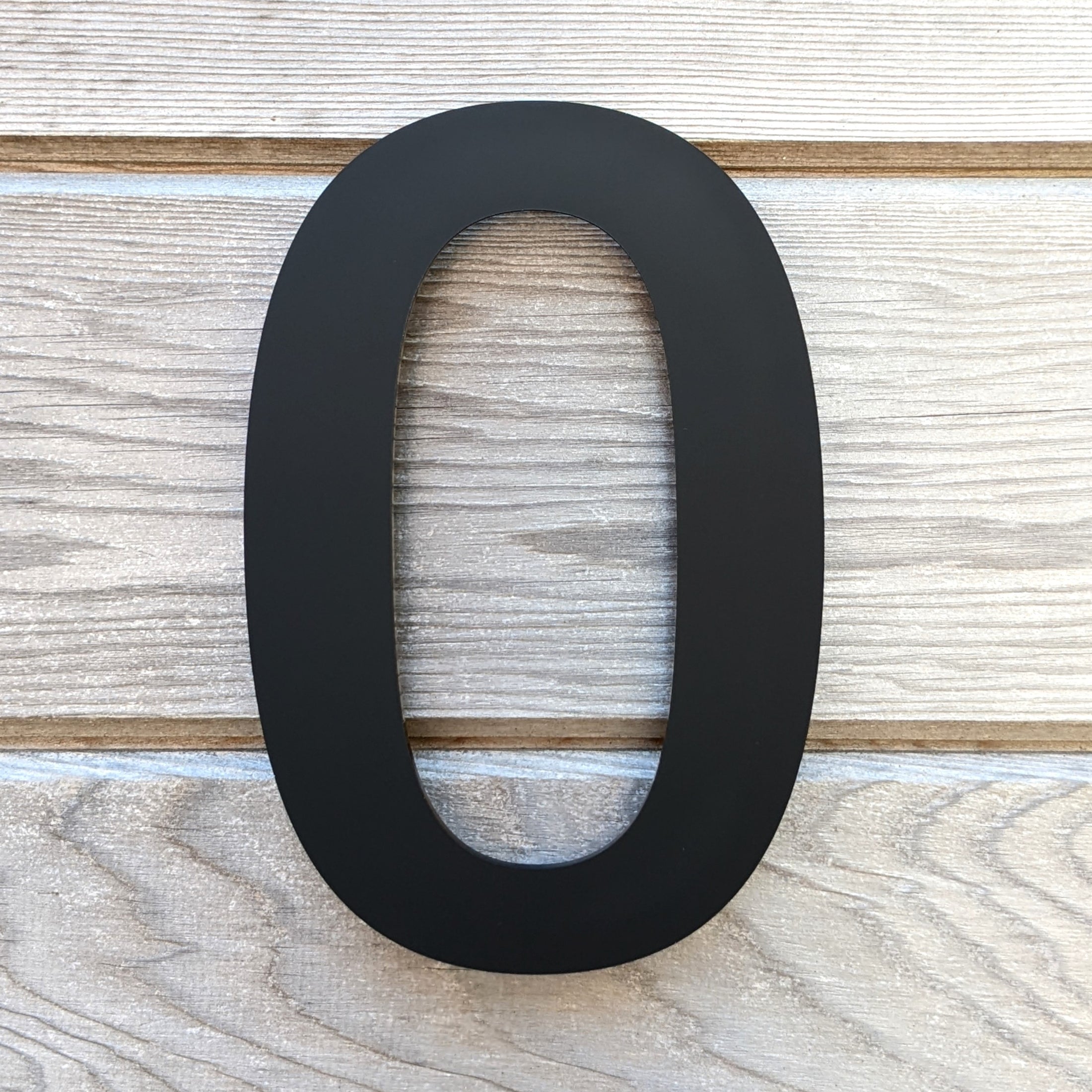 Modern Black House Numbers 20cm - Acrylic Floating – Housenumbers Limited