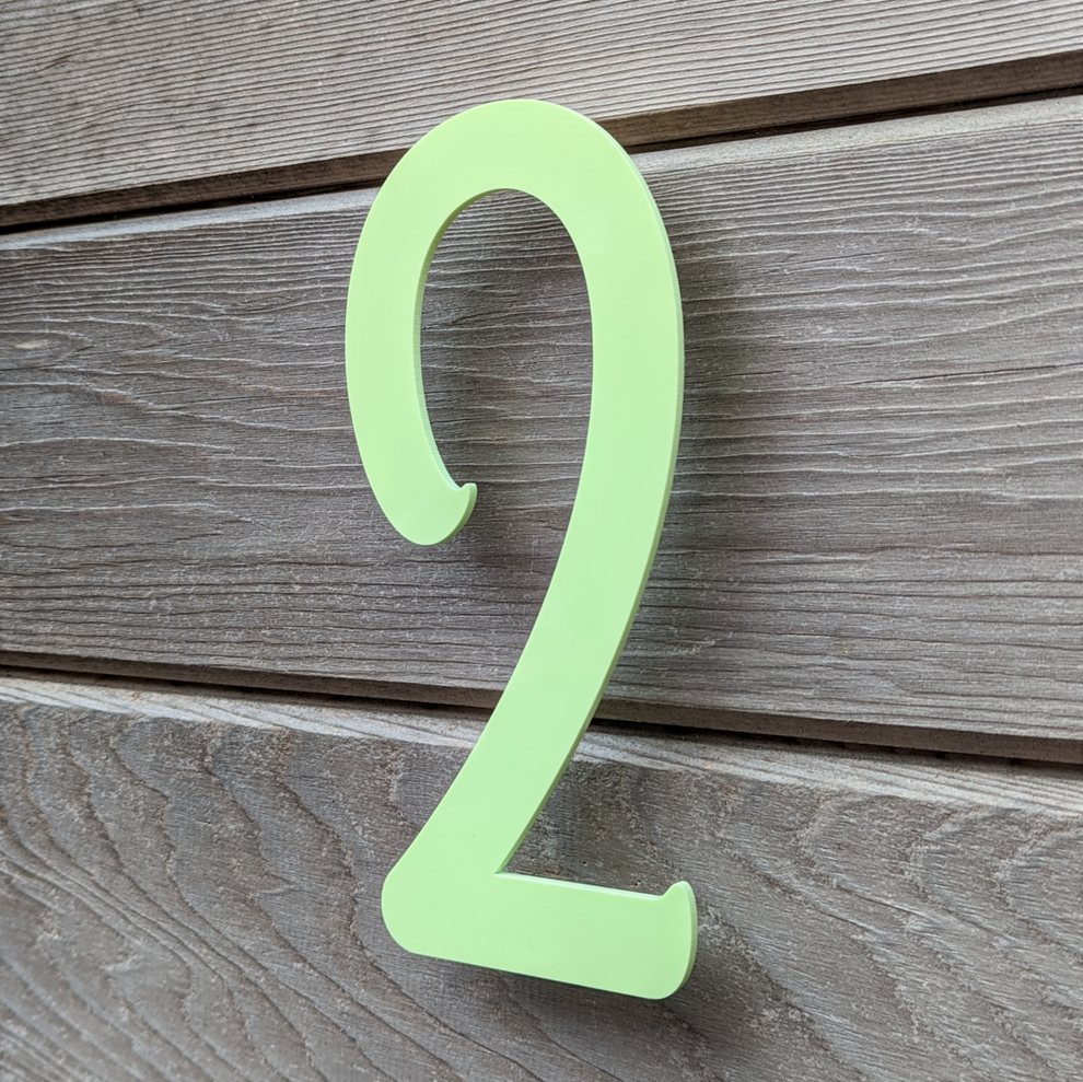Acrylic House Numbers - Custom Font - Custom Colours – Housenumbers Limited