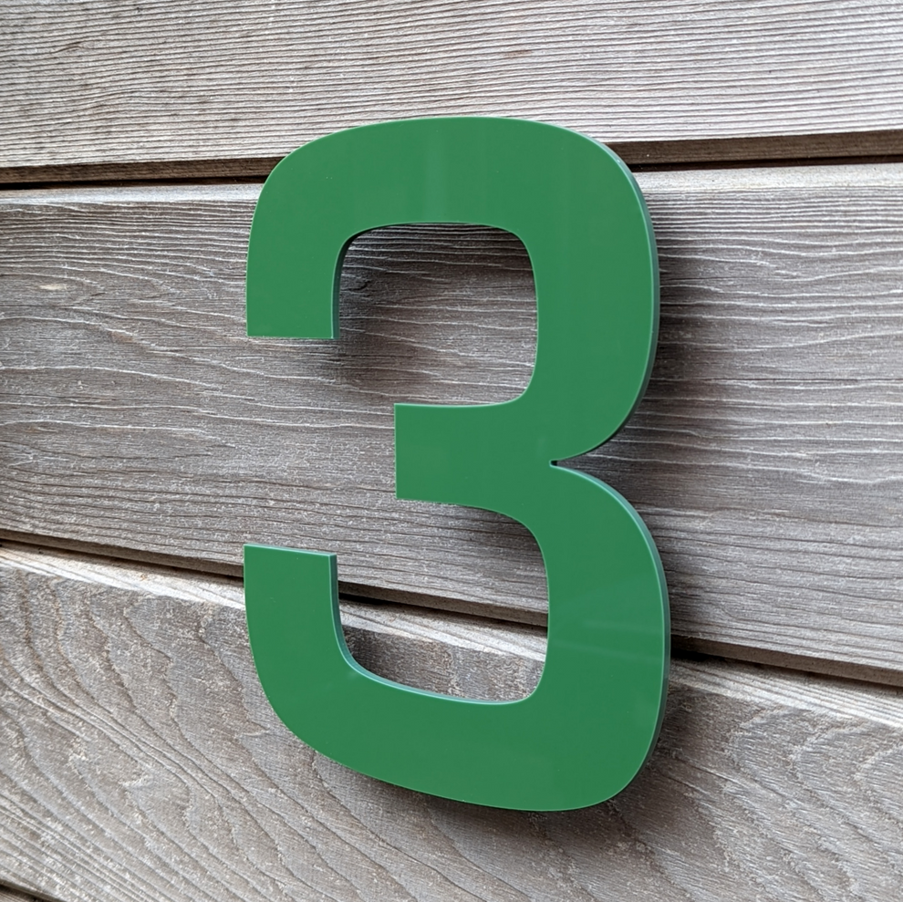 Acrylic House Numbers - Custom Font - Custom Colours – Housenumbers Limited