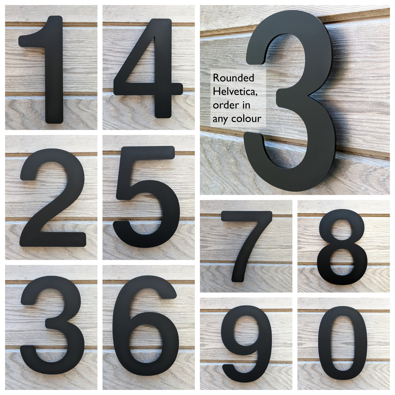 Acrylic House Numbers - Custom Font - Custom Colours – Housenumbers Limited