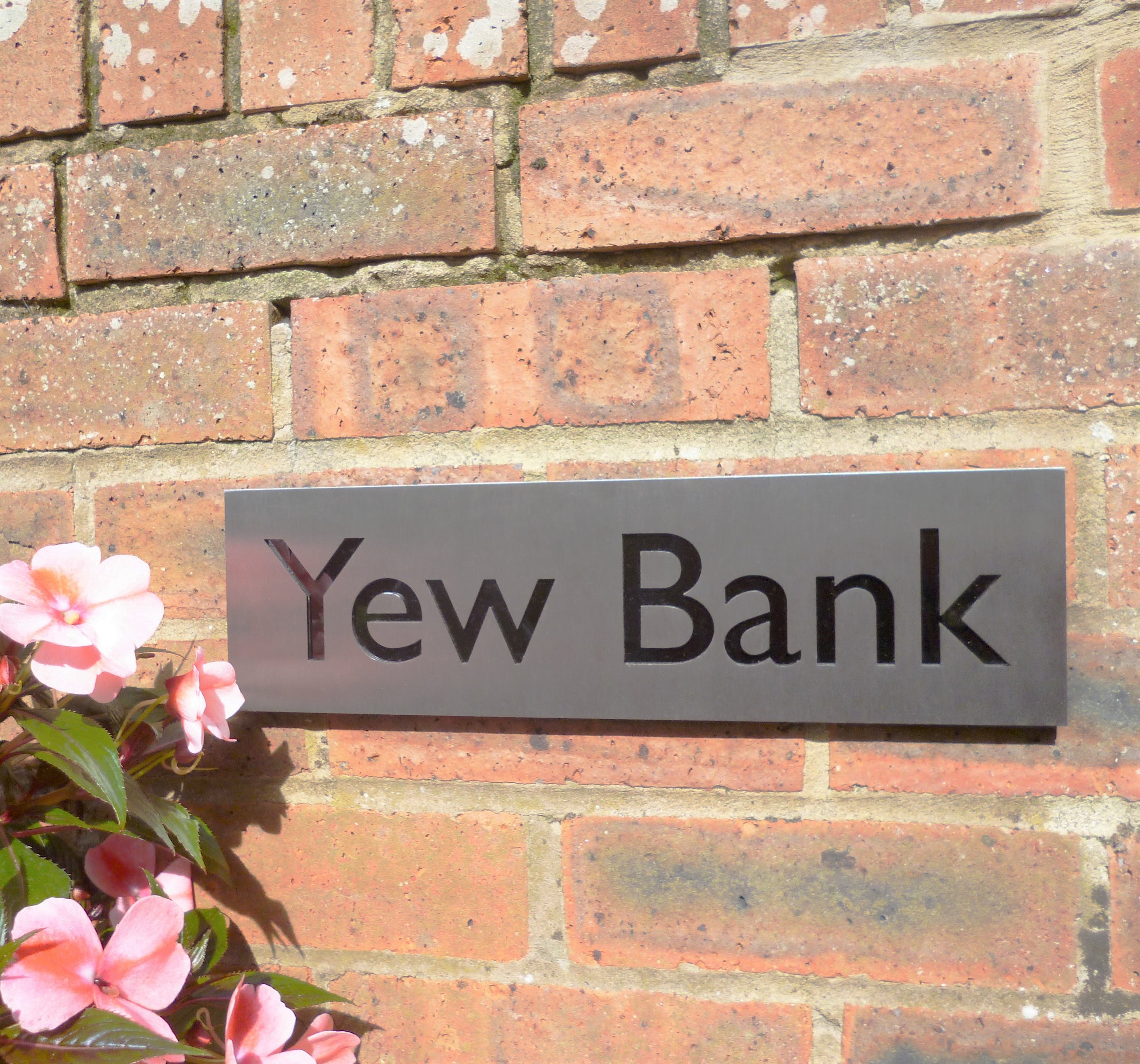 House Name in Stainless Steel custom – Housenumbers Limited