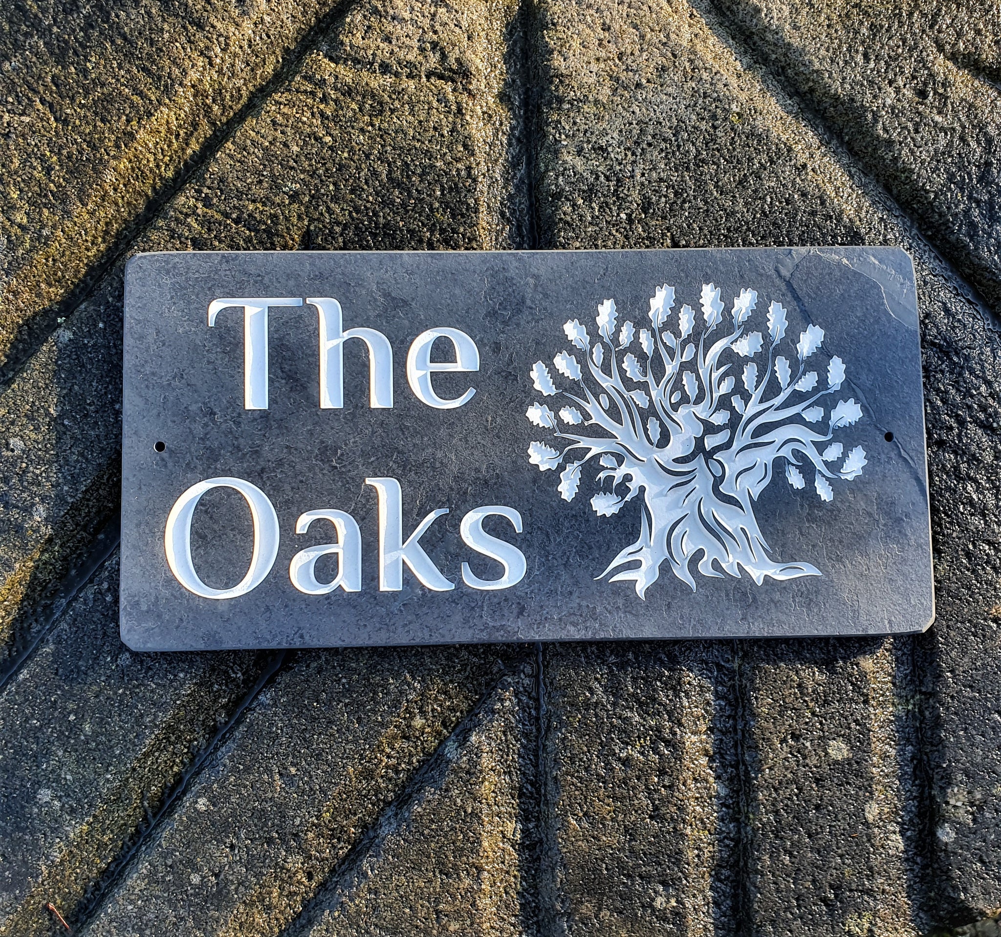 Slate House Names - Custom – Housenumbers Limited